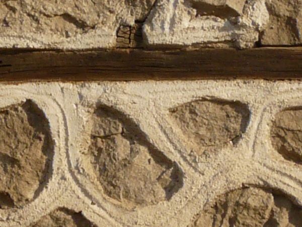 brown stone in cement 0033 - Texturelib